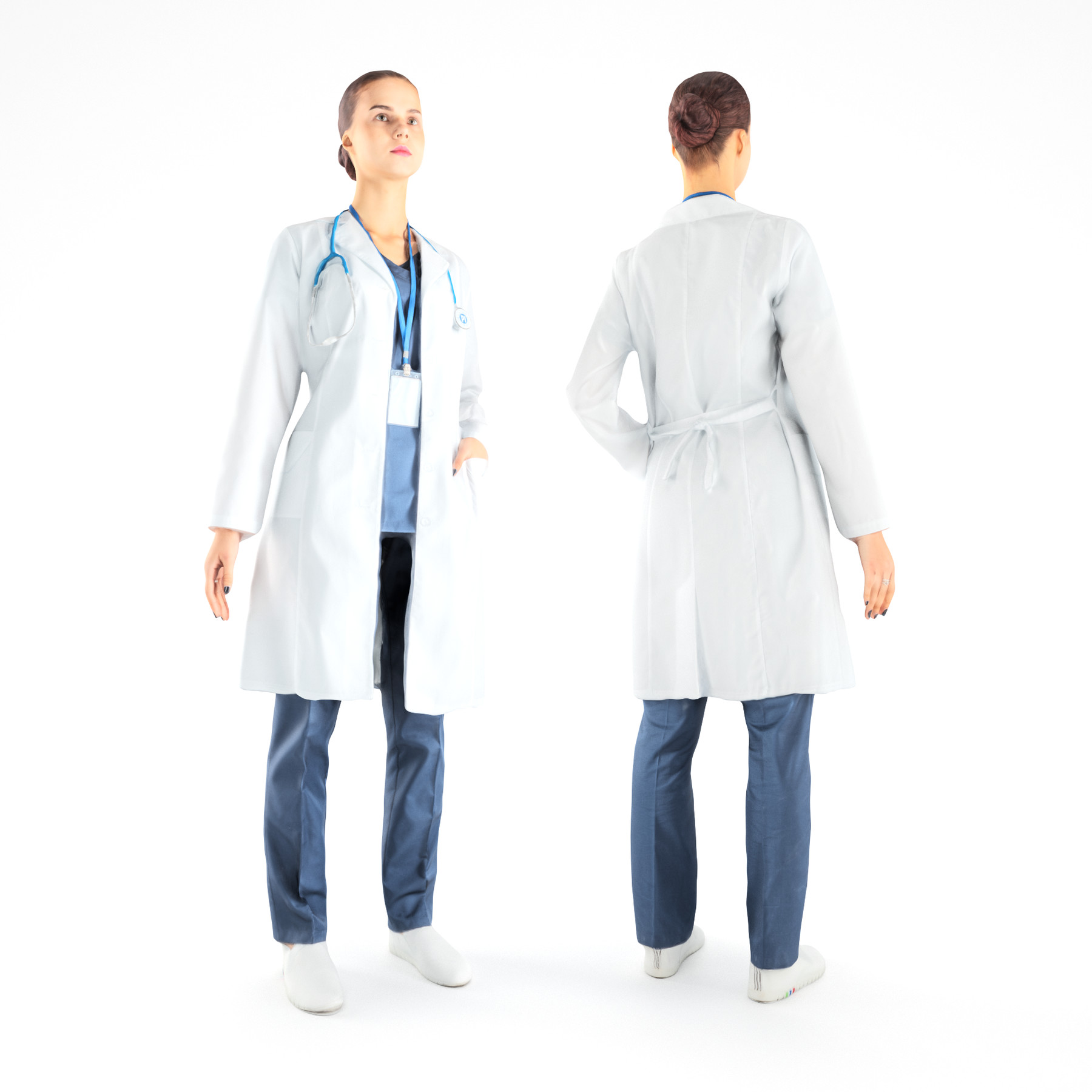 ArtStation - Female doctor 35 | Game Assets