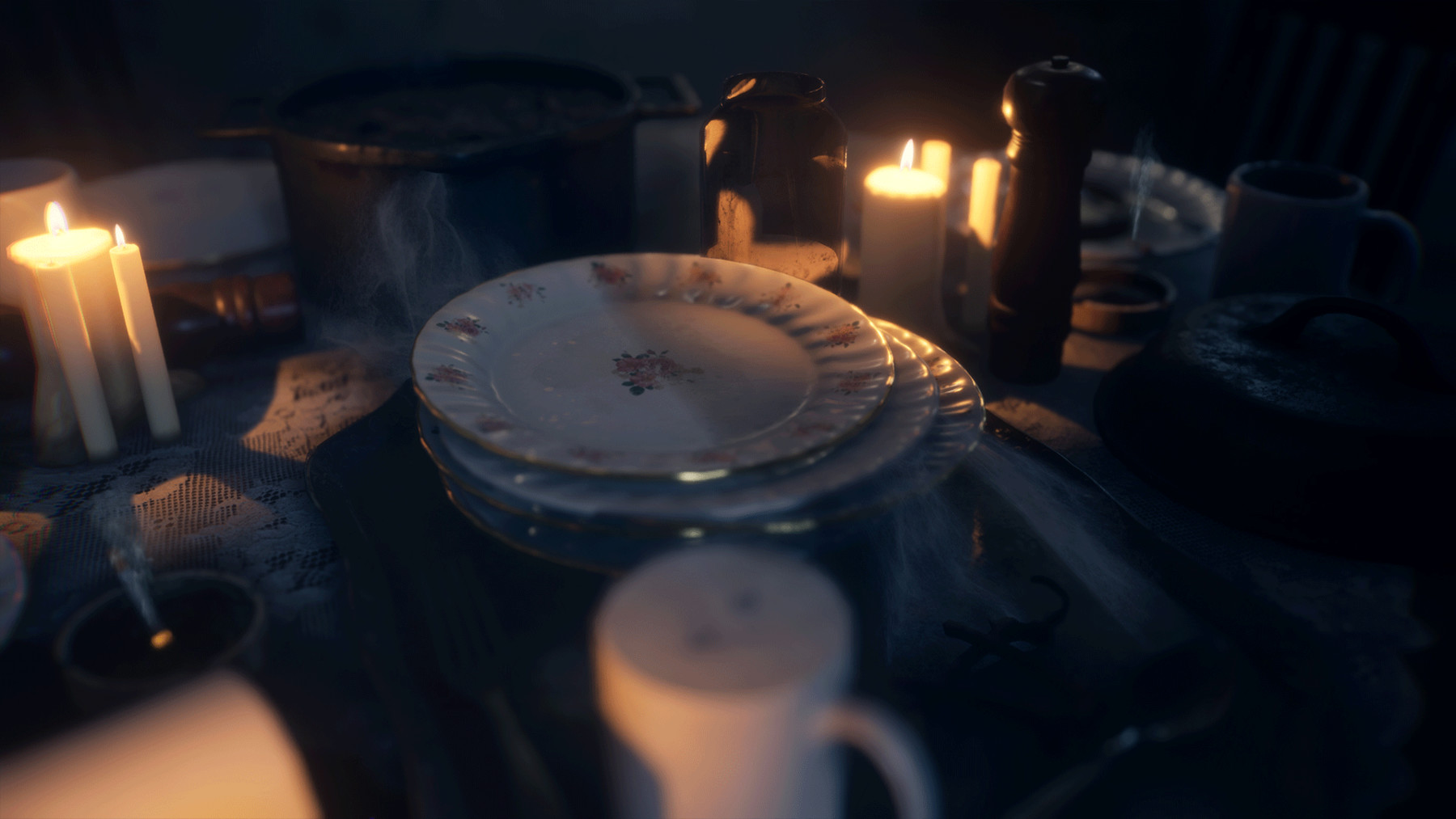 ArtStation - Horror Dining Room - UE4/UE5 | Game Assets
