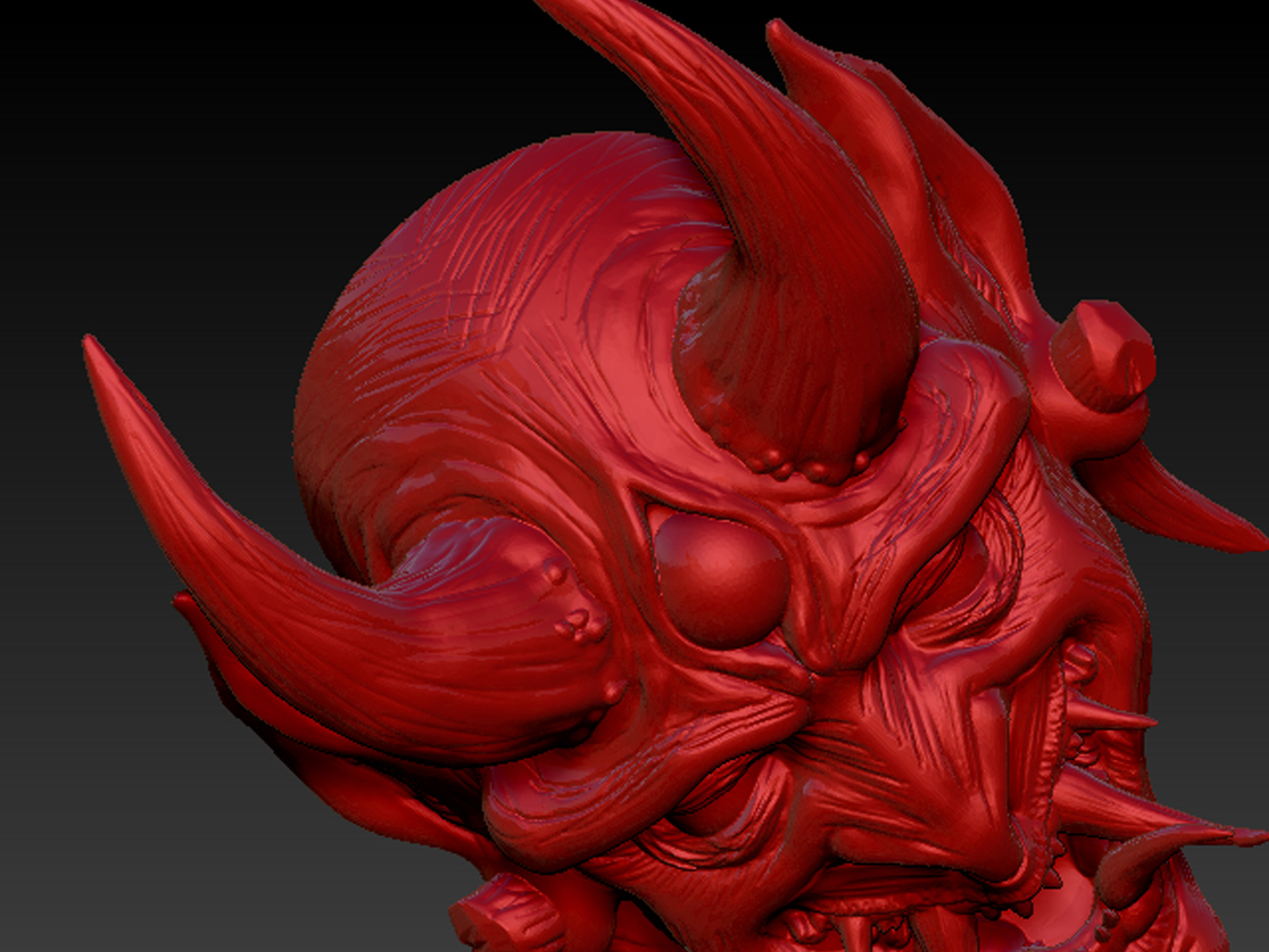 ArtStation - Oni Mask V2 | Resources