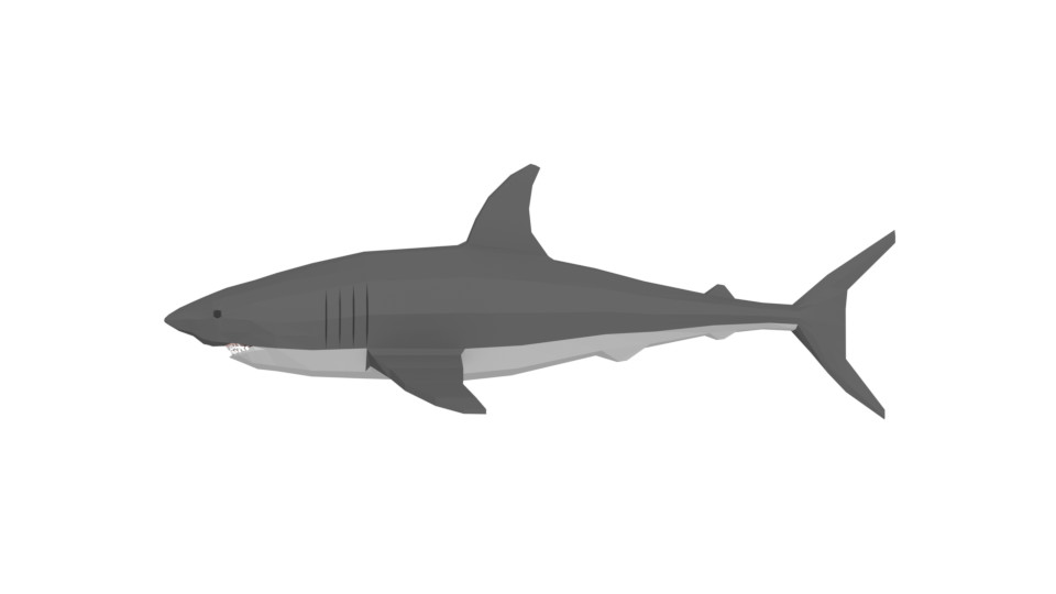 ArtStation - Low Poly Cartoon Shark | Resources