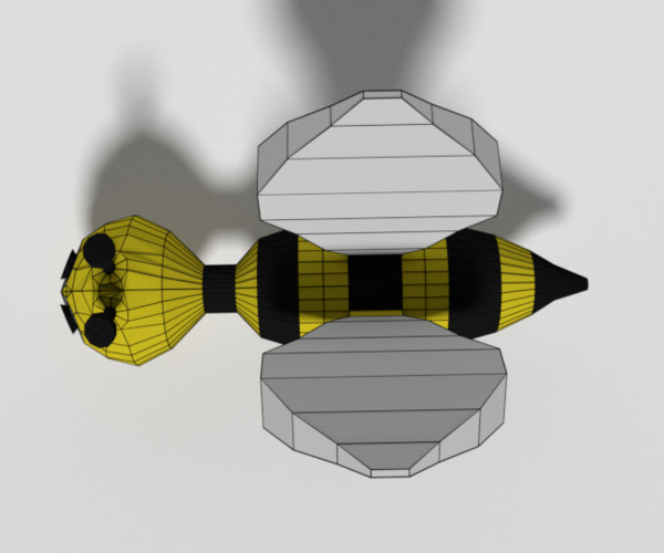 ArtStation - Low Poly Cartoon Bee Toy | Resources