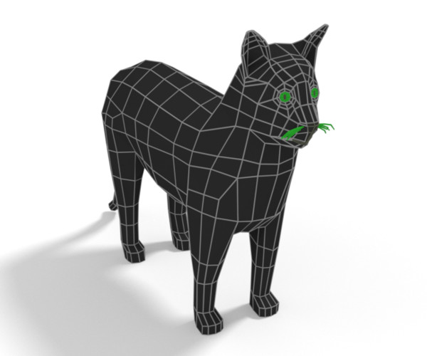 ArtStation - Low Poly Cartoon Cat | Resources