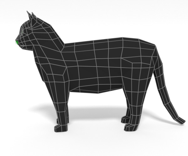 ArtStation - Low Poly Cartoon Cat | Resources
