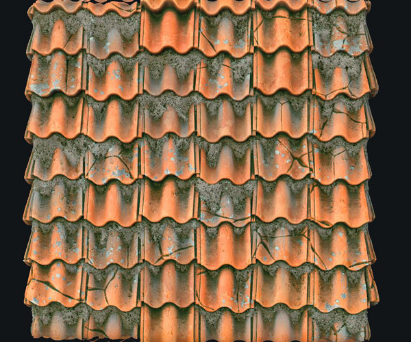 ArtStation - Roof Tile | Game Assets