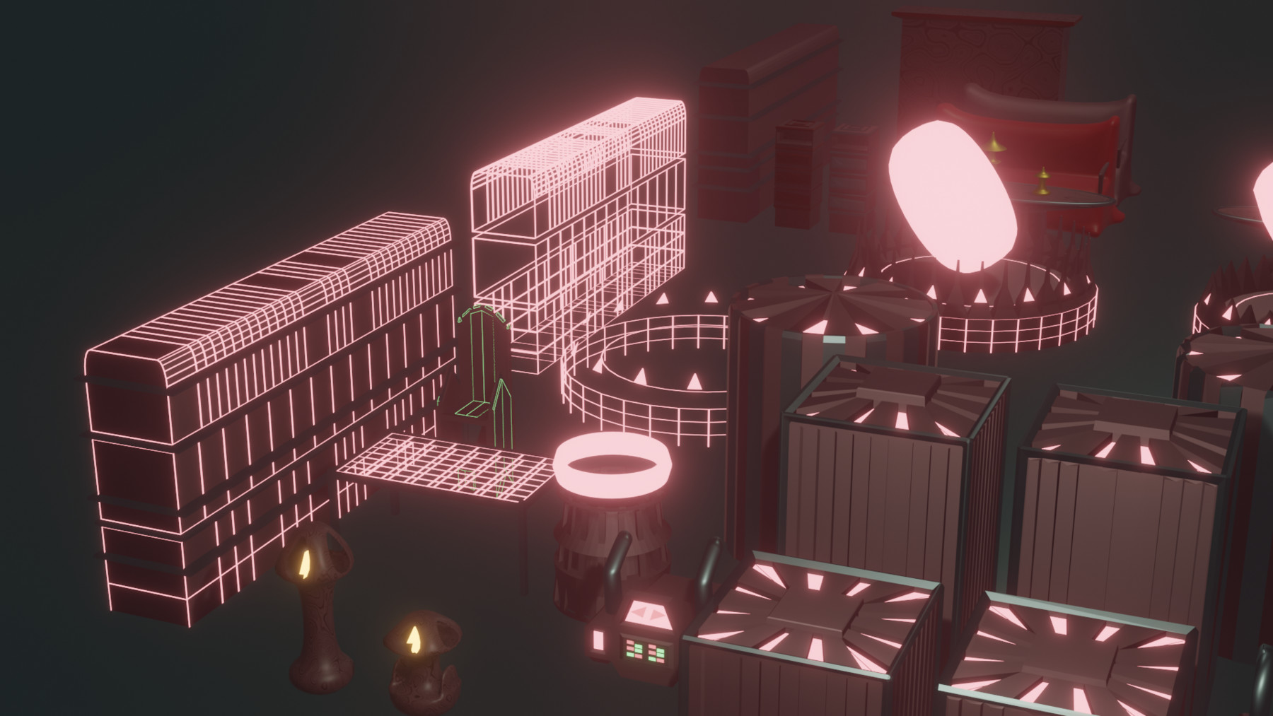 ArtStation - Future style pack- game models by SleshKat | Game Assets