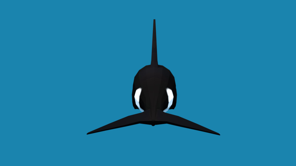 ArtStation - Low Poly Cartoon Orca Killer Whale | Resources