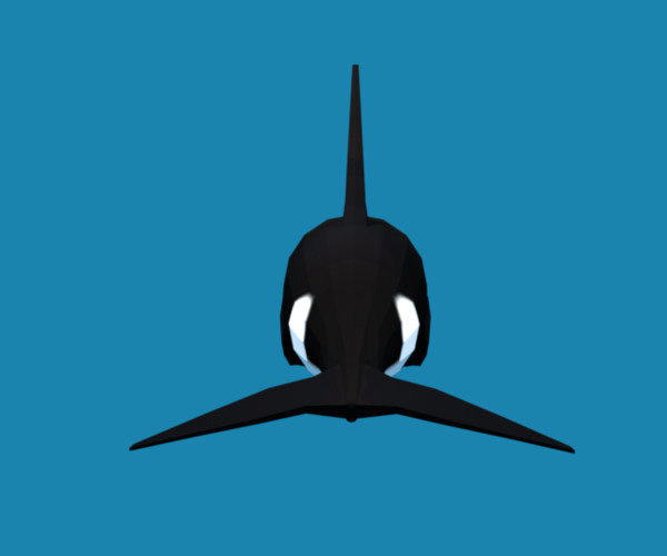 ArtStation - Low Poly Cartoon Orca Killer Whale | Resources