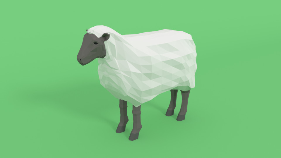 ArtStation - Low Poly Cartoon Sheep | Resources
