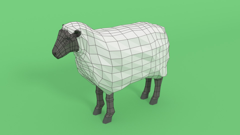 ArtStation - Low Poly Cartoon Sheep | Resources