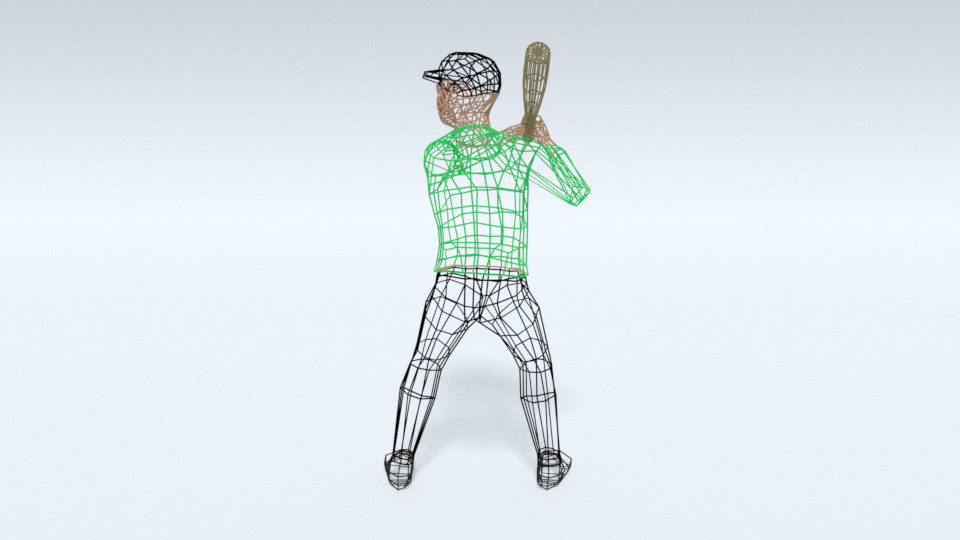 ArtStation - Low Poly Kid Playing Baseball | Resources