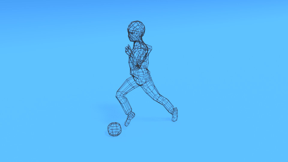 ArtStation - Low Poly Kid Playing With a Ball | Resources