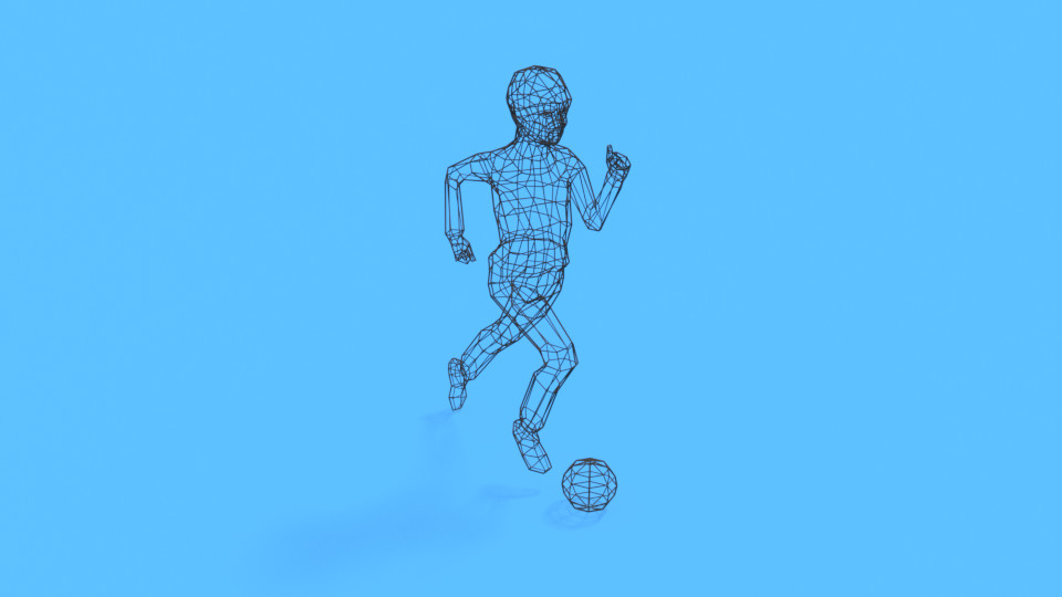 ArtStation - Low Poly Kid Playing With a Ball | Resources
