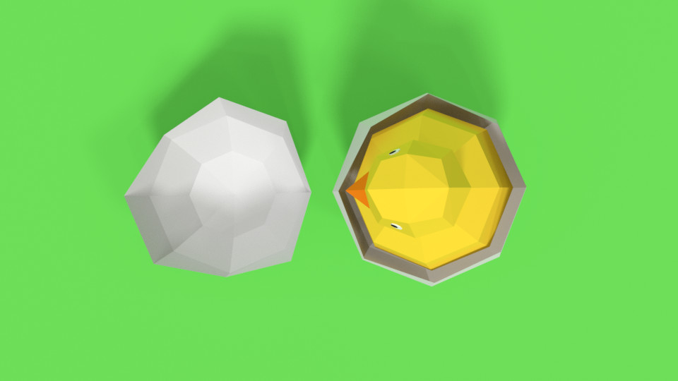 ArtStation - Low Poly Cartoon Chick | Resources