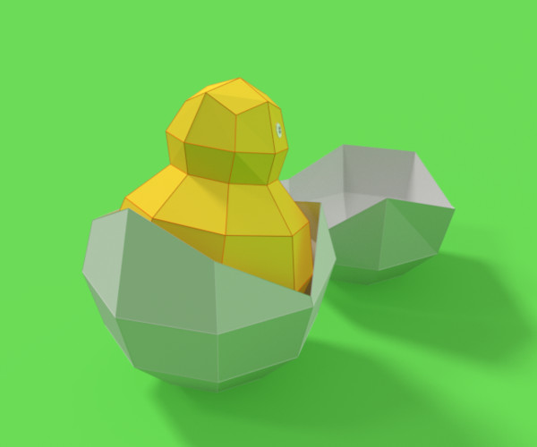 ArtStation - Low Poly Cartoon Chick | Resources