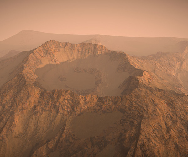 ArtStation - Mars Pack 2 - Volcanoes | Resources