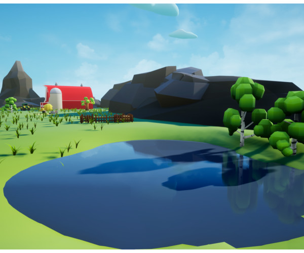 ArtStation - Low Poly World : FBX models + Unity and Unreal Engine - 4. ...