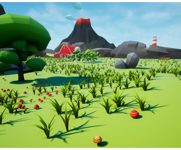 ArtStation - Low Poly World : FBX models + Unity and Unreal Engine - 4. ...