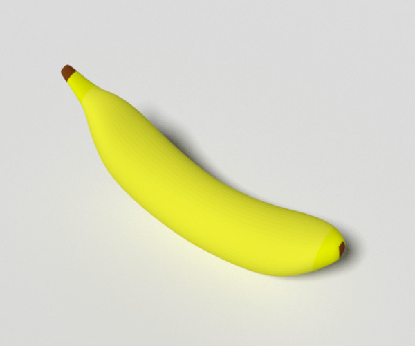 ArtStation - Low Poly Cartoon Banana | Resources