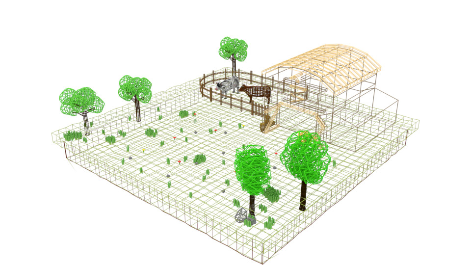 ArtStation - Low Poly Farm with Barn | Resources