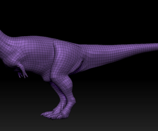 ArtStation - T-Rex Base Mesh OBJ | Resources