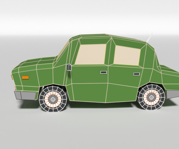 ArtStation - Low Poly Cartoon City Cars Collection | Resources