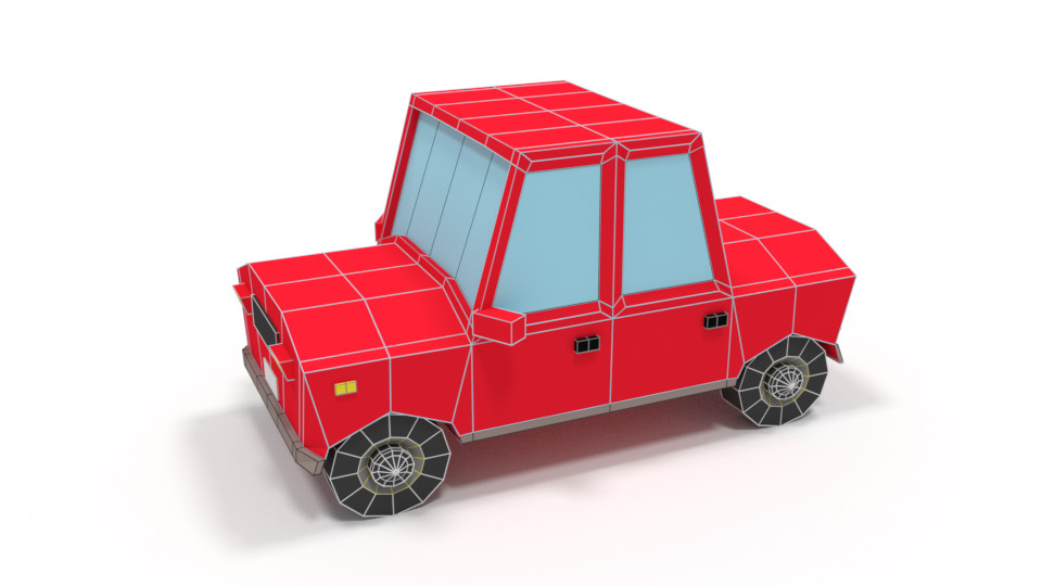 ArtStation - Low Poly Cartoon City Cars Collection | Resources