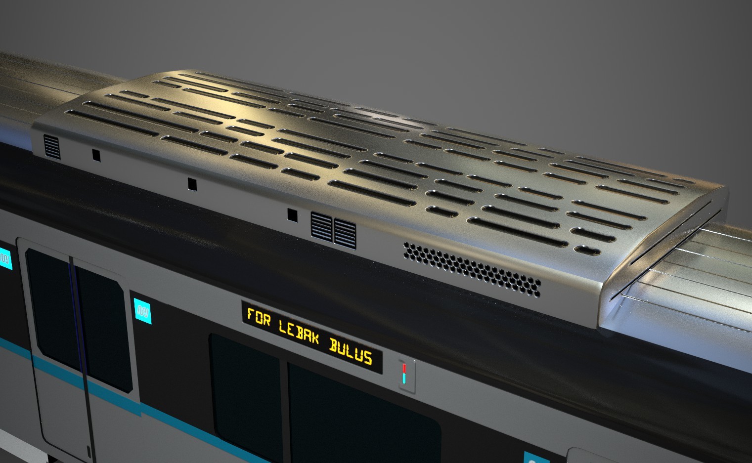 ArtStation - MRT Jakarta Train 3D Model AR VR Games Ready Low-poly 3D ...