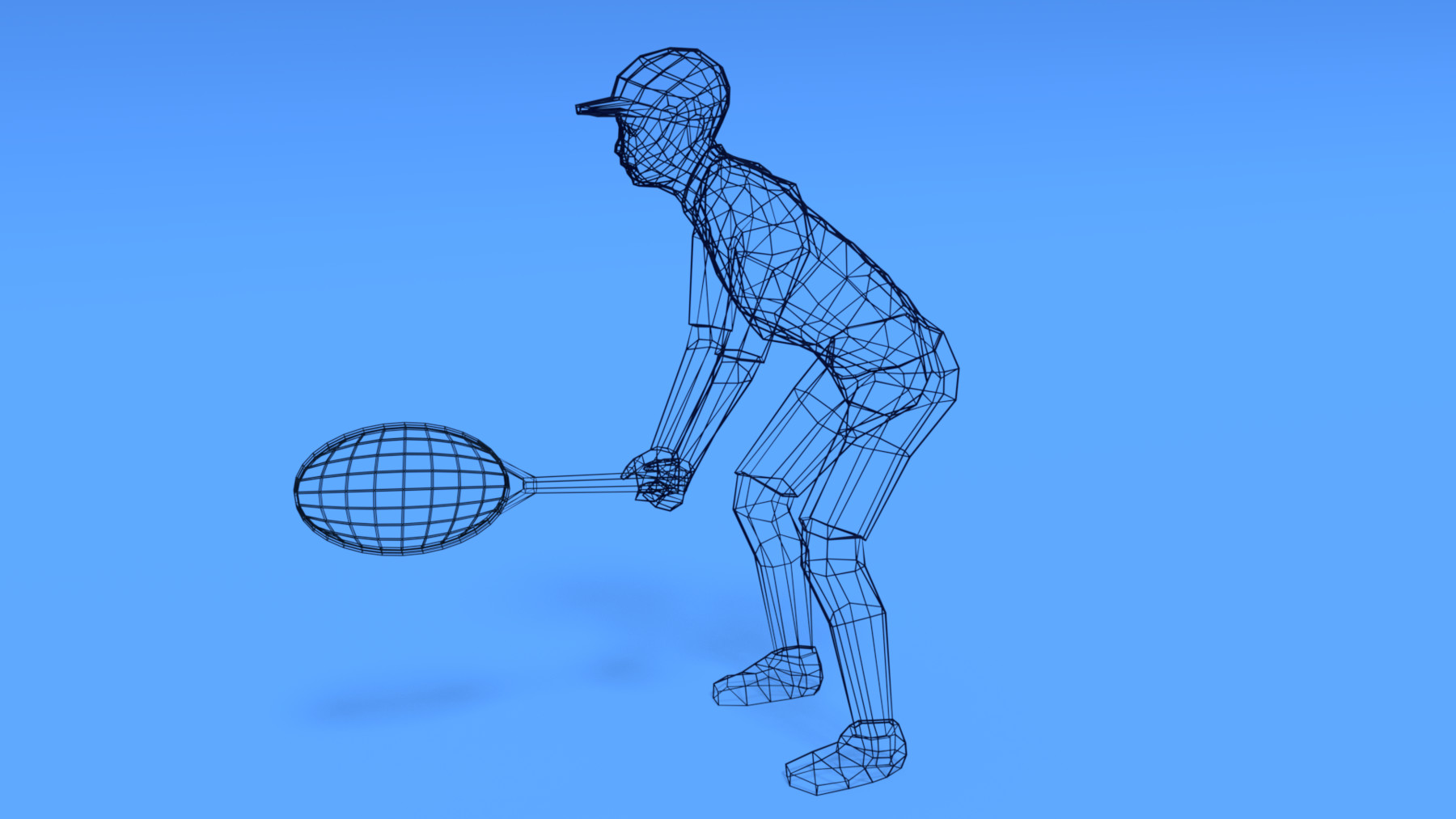 ArtStation - Low Poly Kid Playing Tennis | Resources