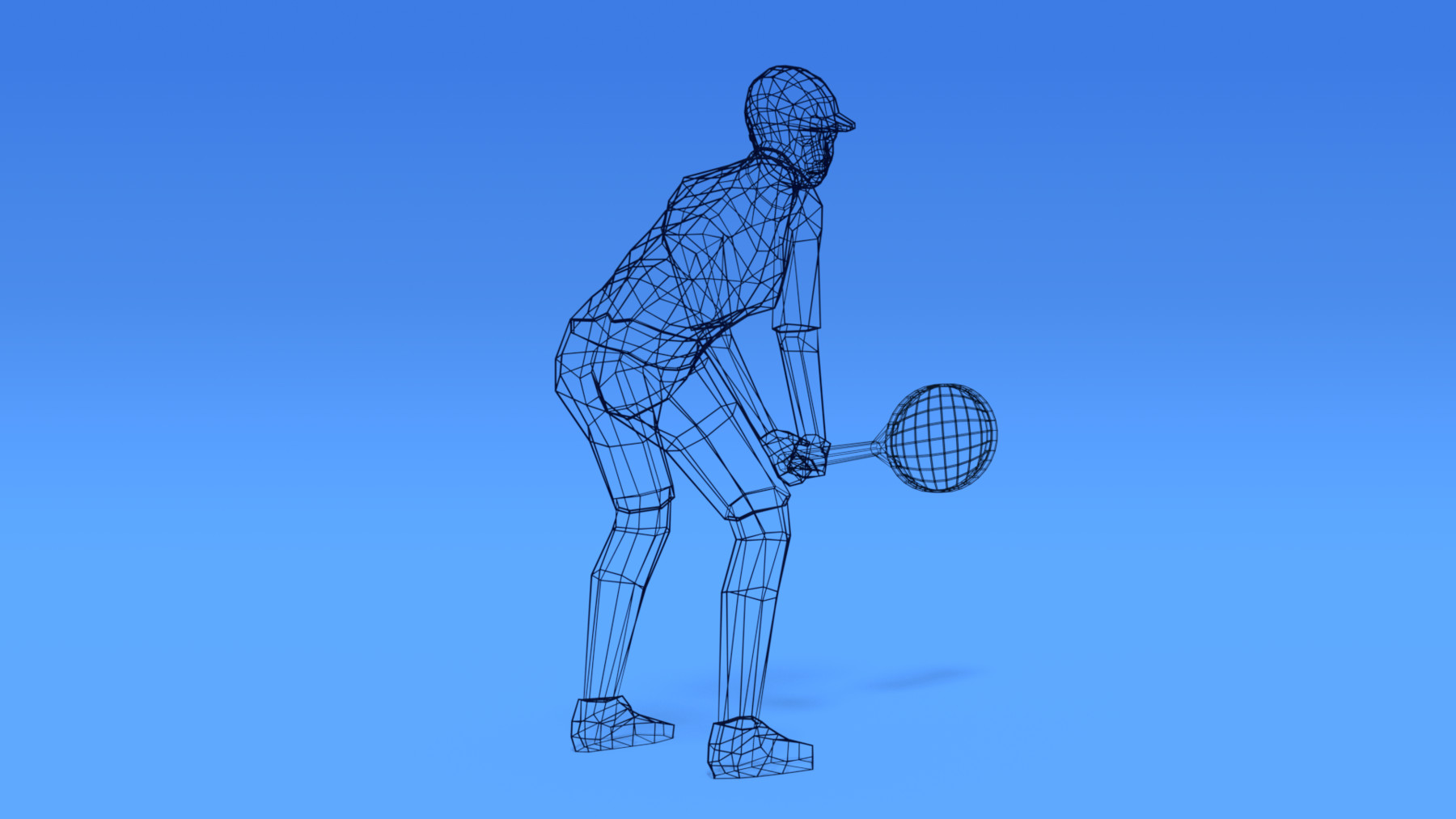 ArtStation - Low Poly Kid Playing Tennis | Resources