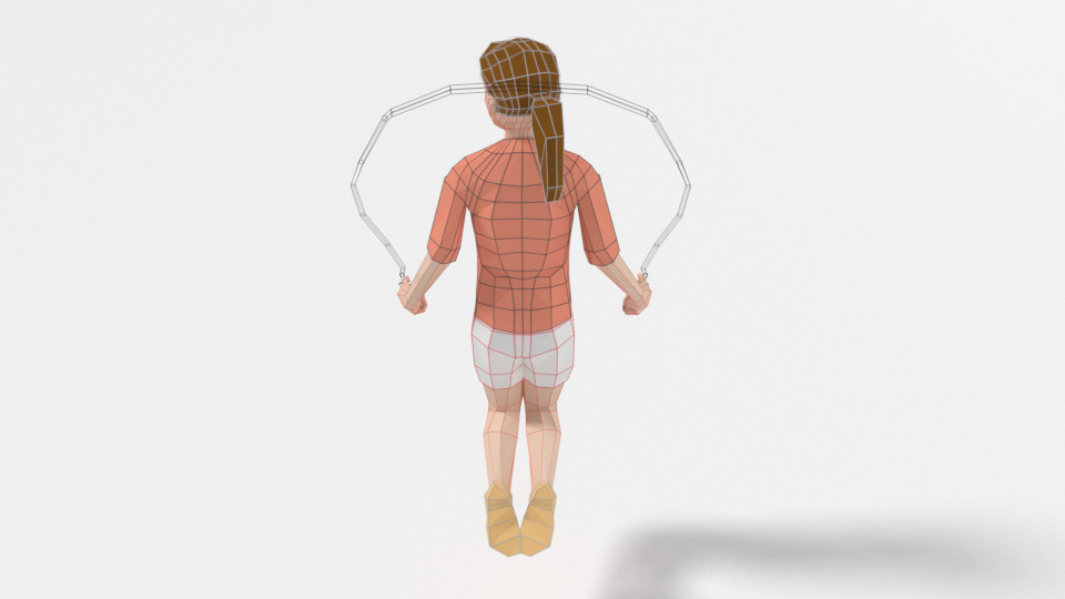 ArtStation - Low Poly Kids Playing Collection | Resources