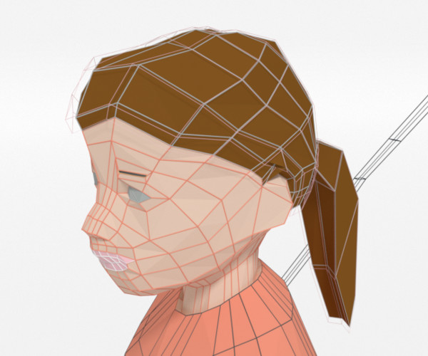 ArtStation - Low Poly Kids Playing Collection | Resources