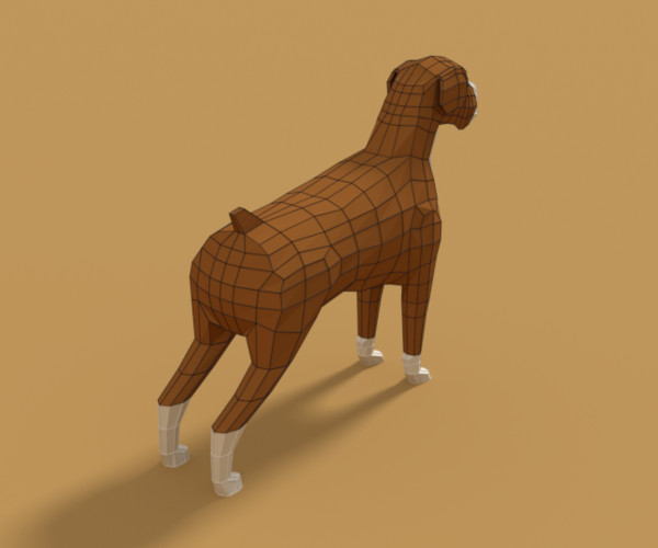 ArtStation - Low Poly Cartoon Dog Pack 3D Model Collection | Resources