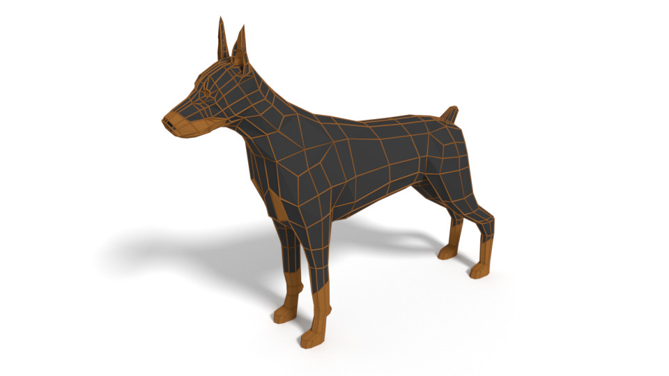 ArtStation - Low Poly Cartoon Dog Pack 3D Model Collection | Resources