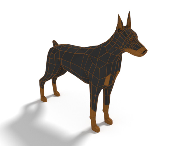 ArtStation - Low Poly Cartoon Dog Pack 3D Model Collection | Resources