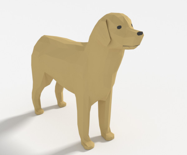 ArtStation - Low Poly Cartoon Dog Pack 3D Model Collection | Resources