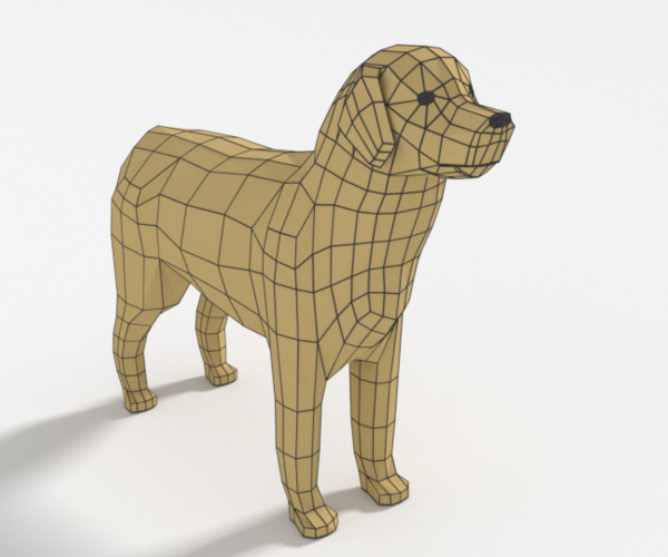 ArtStation - Low Poly Cartoon Dog Pack 3D Model Collection | Resources