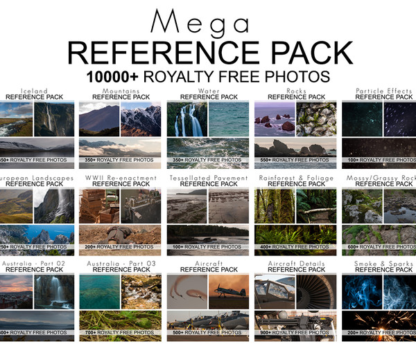 ArtStation - Mega Reference Pack - 10,000+ Royalty Free Photos | Resources
