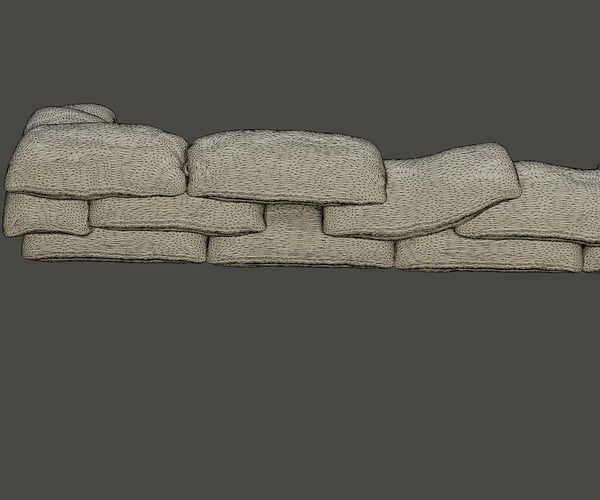 ArtStation - SandBags Pack1 | Resources
