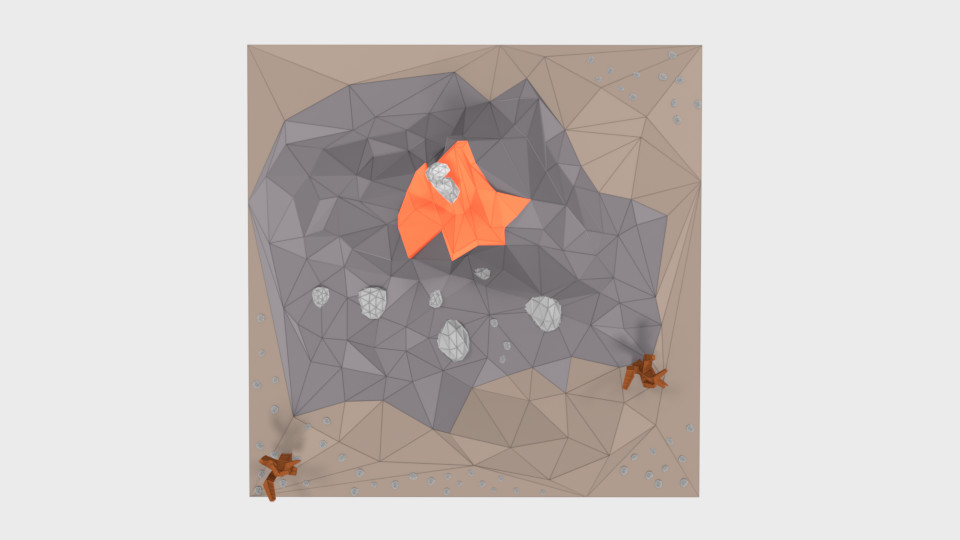 ArtStation - Low Poly Cartoon Volcano Scene | Resources