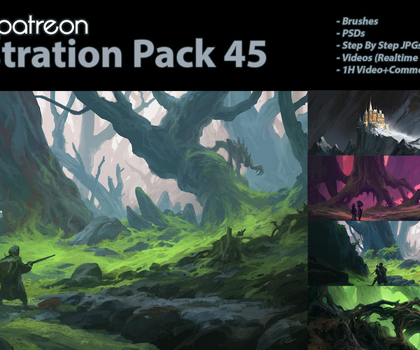 ArtStation - Illustration Pack 45 (not a stock asset) | Artworks