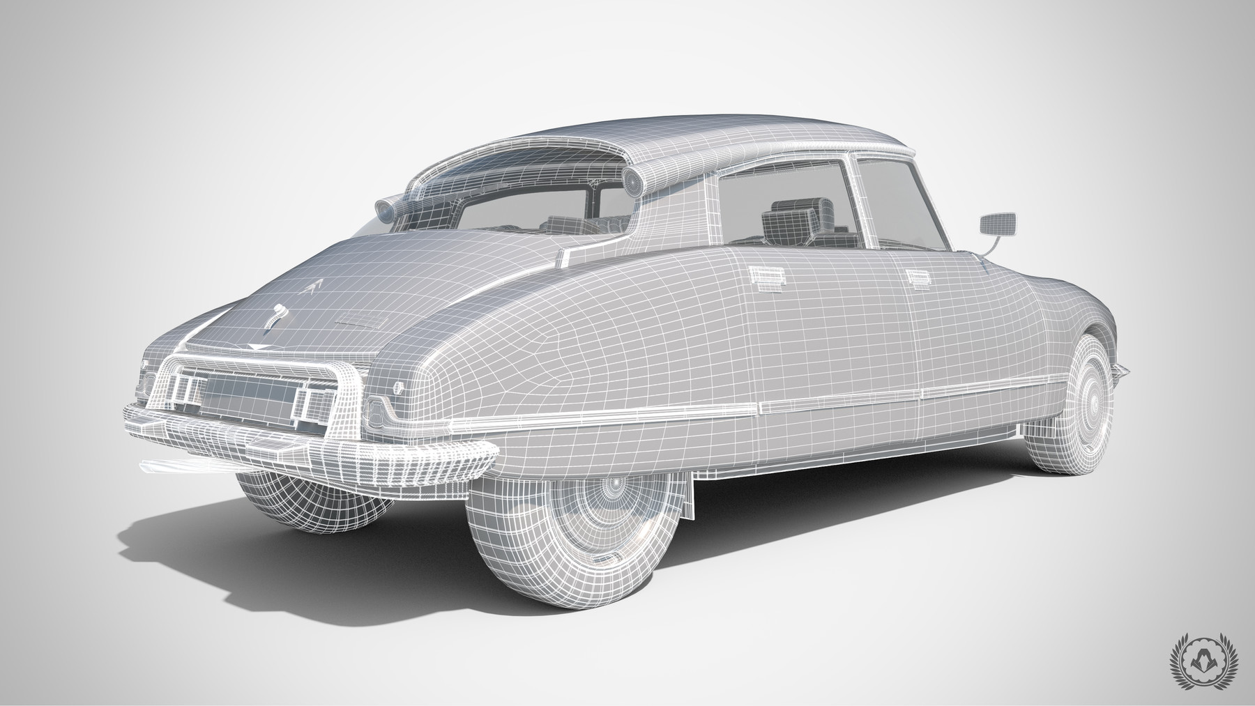 ArtStation - Citroen DS 23 1974 | 3D Model | Resources