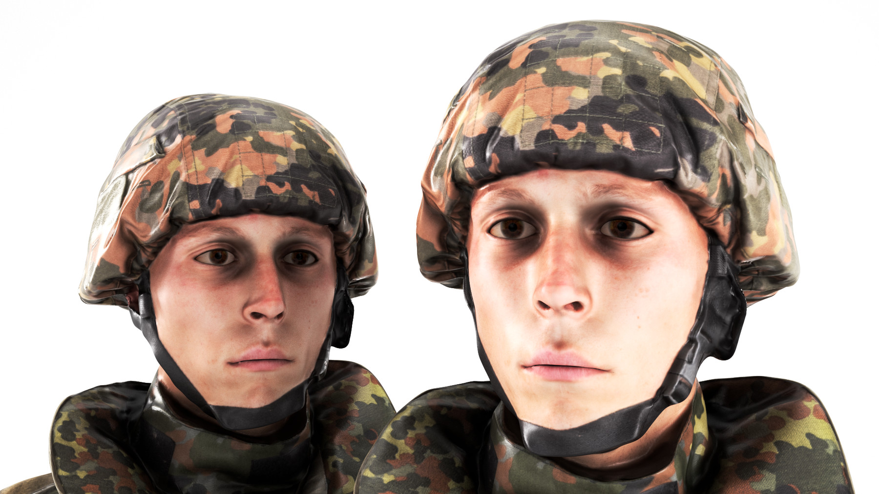 ArtStation - Animated soldier in Bundeswehr military uniform 12 | Game ...