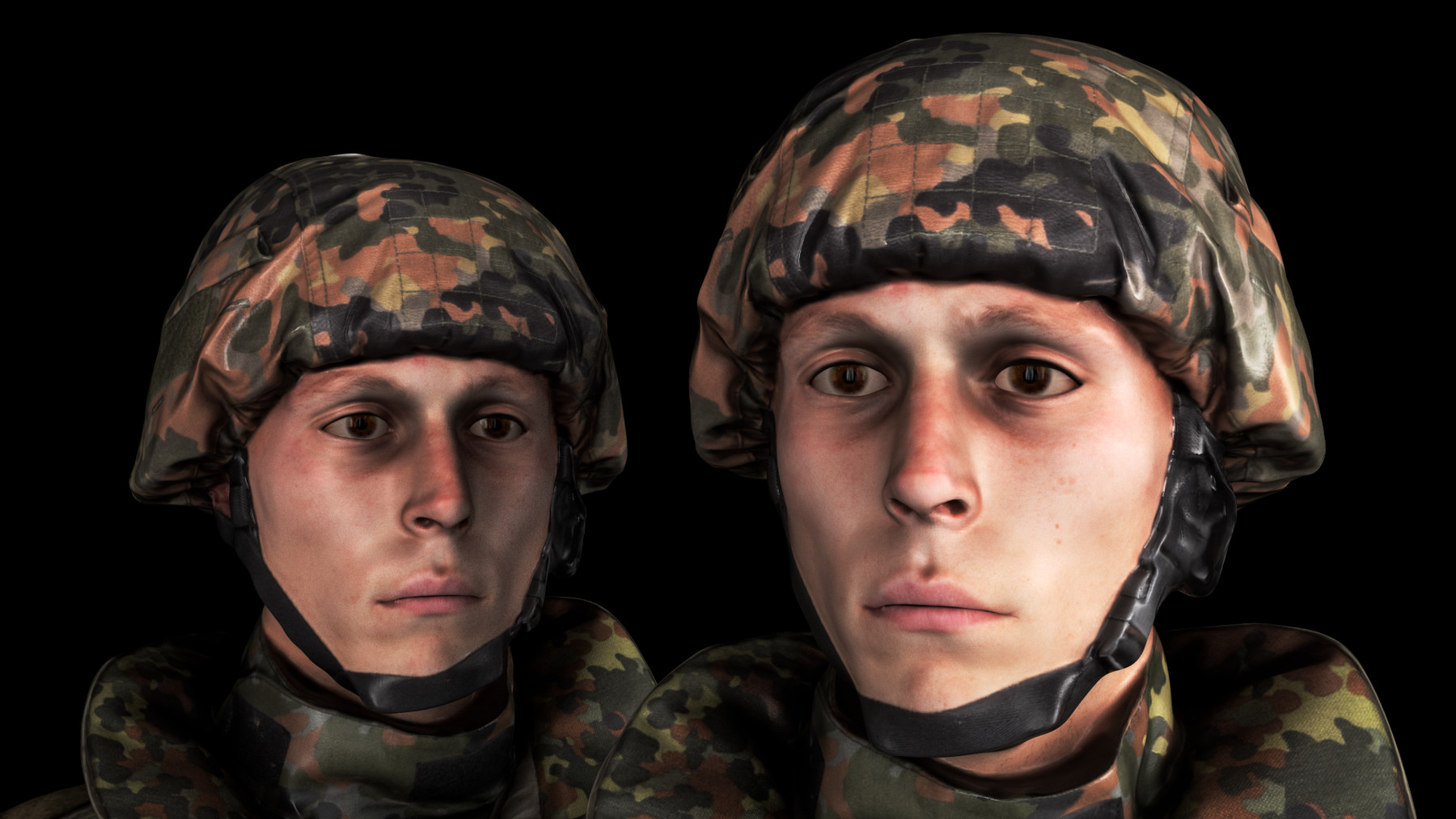 ArtStation - Animated soldier in Bundeswehr military uniform 12 | Game ...