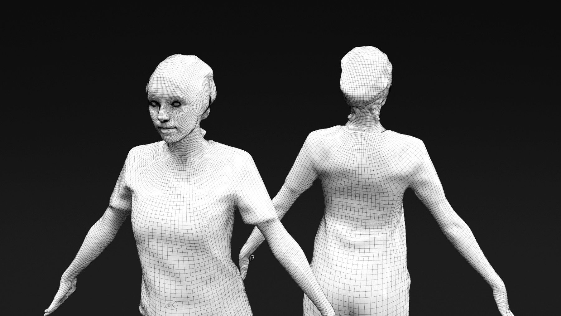 ArtStation - Surgical nurse A-pose 44 | Game Assets