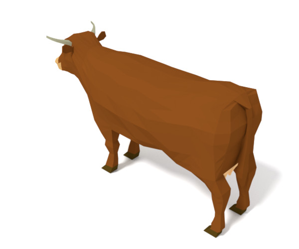 ArtStation - Low Poly Cartoon Cow | Resources
