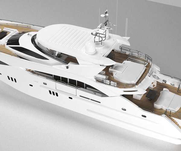ArtStation - superyacht highly detailed 3d model | Resources