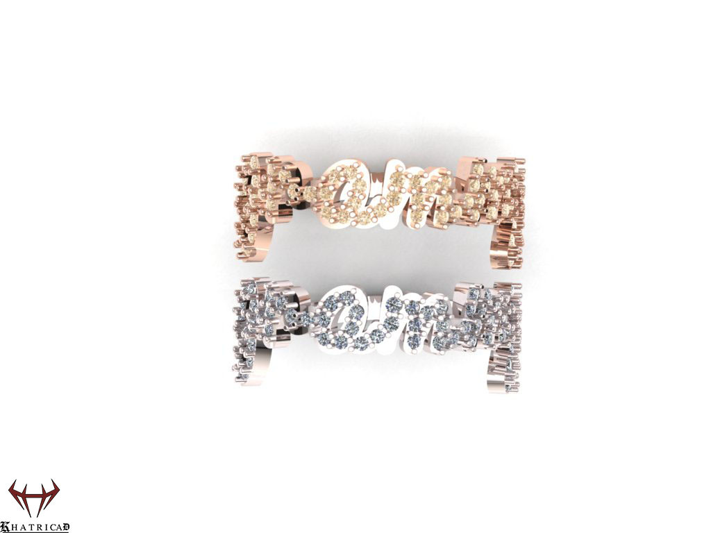 ArtStation - Alphabet Ring | Resources
