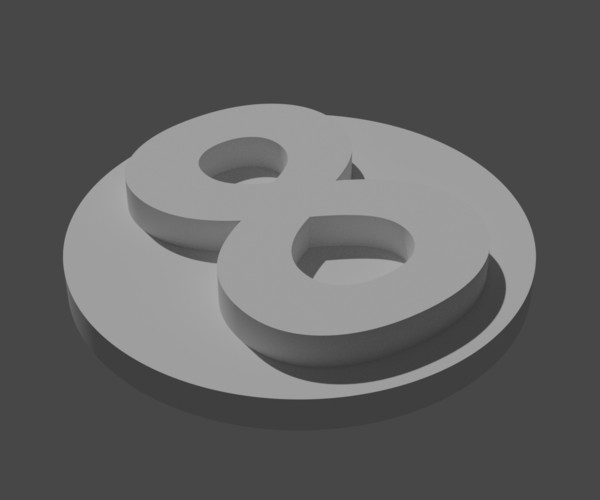 ArtStation - 3D Printable Generic Tokens for RPGs, labelled 0-9 | Resources