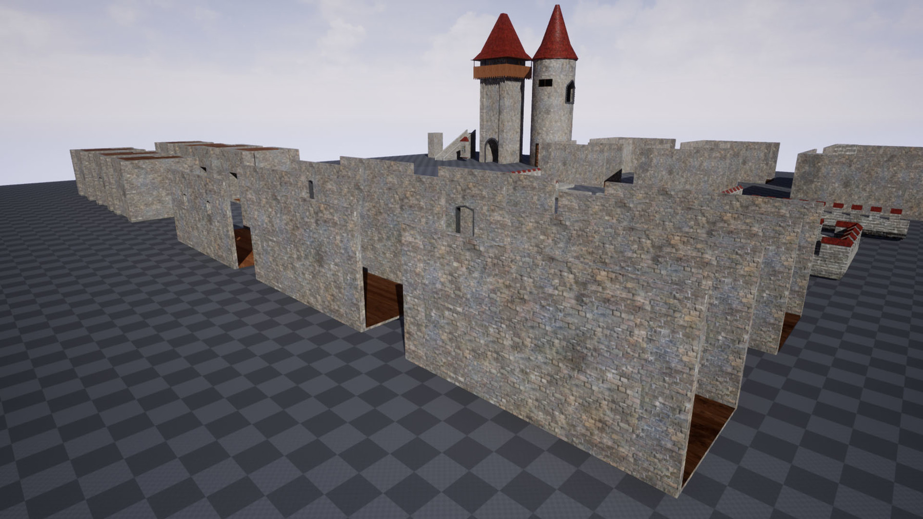 ArtStation - Modular Castle Pack (UNREAL ENGINE 4 PROEJCT!) | Game Assets