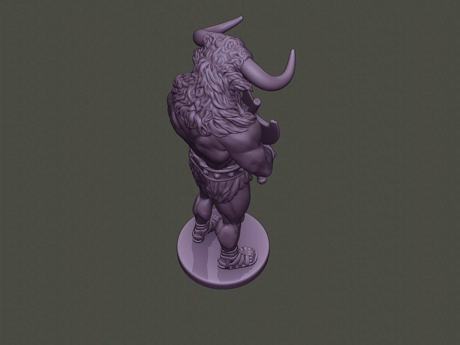 ArtStation - Minotaur Warrior Guard two Axes | Resources